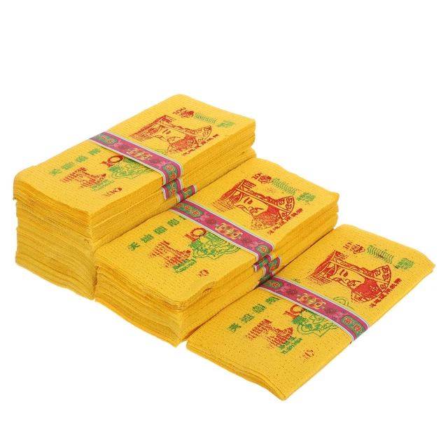 12 BUNDLES BLESSING Sacrificial Money Traditional Ancestral Banknote ...