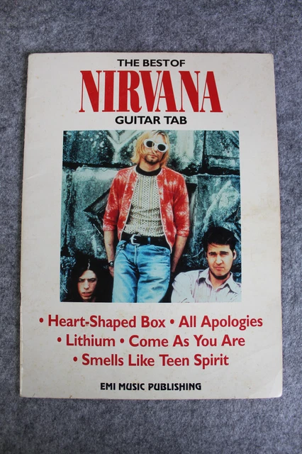 THE BEST OF NIRVANA GUITAR TAB - EMI Publishing dave grohl kurt cobain ...