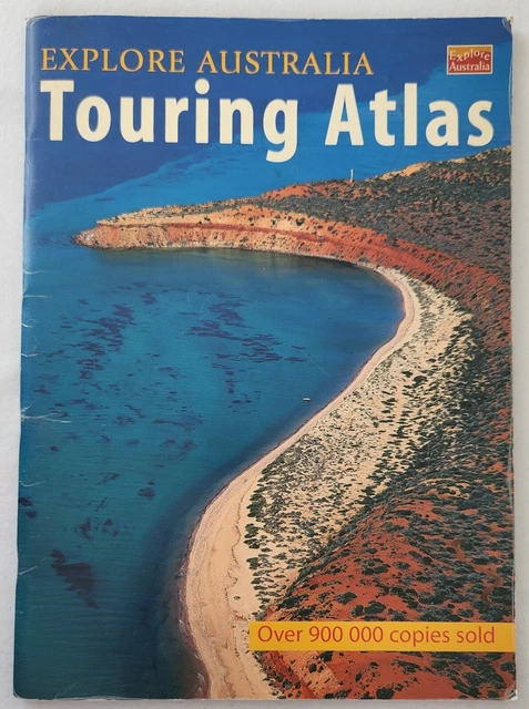 EXPLORE AUSTRALIA TOURING Atlas, Travel Map Guide Vintage, 2003, Lge ...