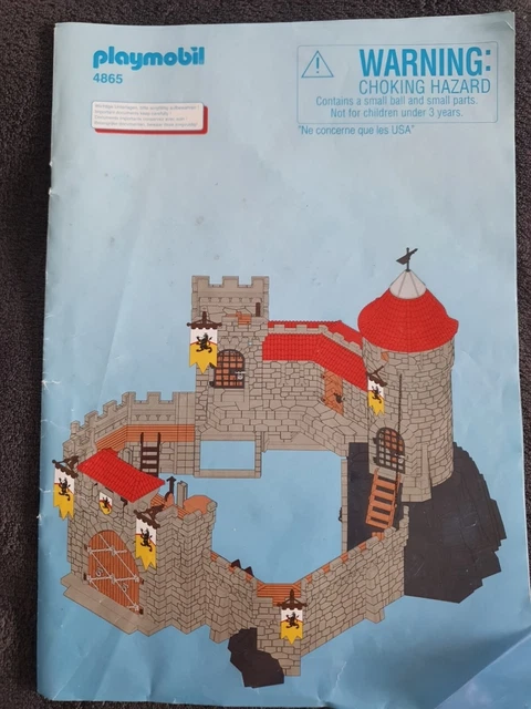 PLAYMOBIL 4865 GROSSE Löwenritterburg Burg Mega XXL Ritterburg Rarität ...