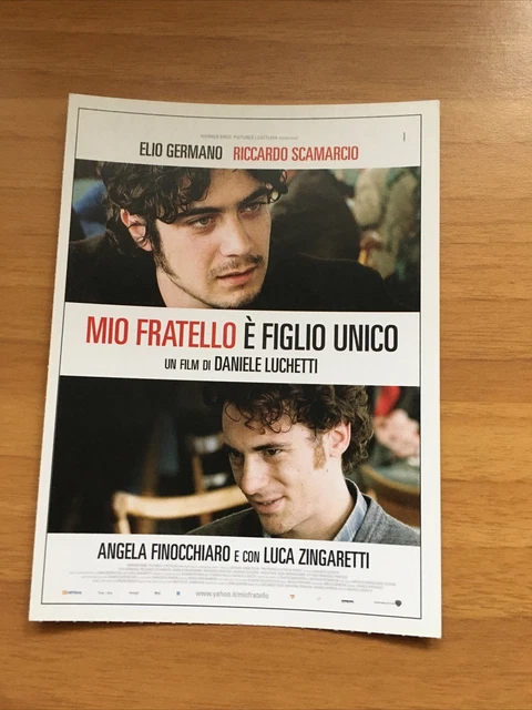 MIO FRATELLO E' Figlio Unico - Film Cartolina Ciak 2007 Mini Locandina ...