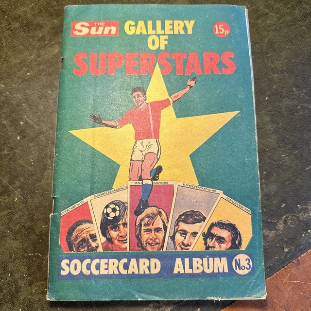 THE SUN FOOTBALL Soccercard Album No 3 Complete Man Utd Liverpool ...