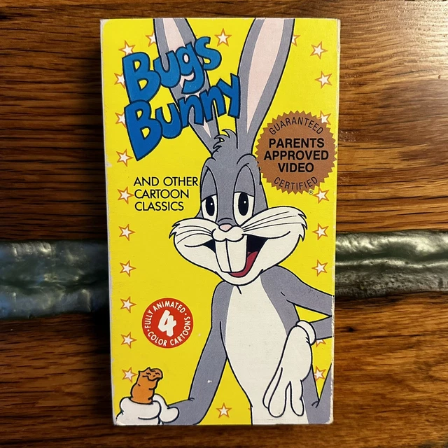 1992 BUGS BUNNY Vintage Animated Cartoon VHS Tape Looney Tunes Parents ...