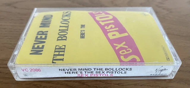 Sex Pistols Cassette Never Mind The Bollocks Aust Rel 1977 Tape Music