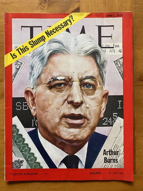 TIME MAGAZINE 1970 Frank Zappa Arthur Burns Economist Rolex Oyster ...