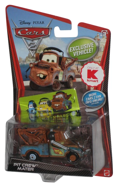 DISNEY PIXAR CARS 2 Movie Pit Crew Mater Vehicle Toy Car - (K-Mart ...