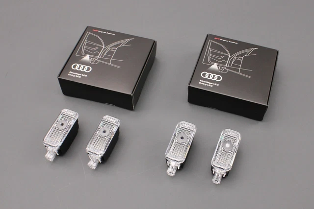 GENUINE AUDI S-LOGO LED projector entry puddle lights (x4 bundle ...