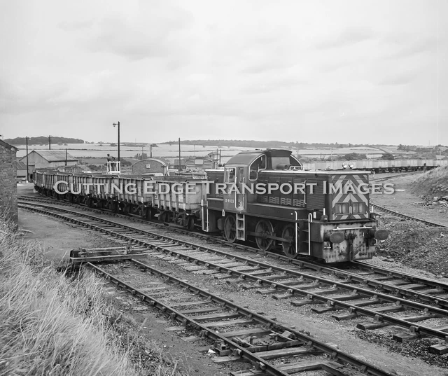 6 X 6 Railway Negative: ex-BR Class 14 Diesel D9523 BSC Glendon E 1974 ...