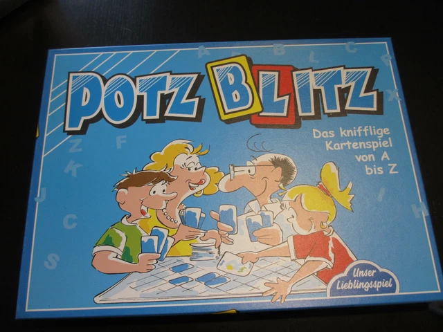 SPIEL POTZ BLITZ Das knifflige Kartenspiel von A bis Z neuwertig ...