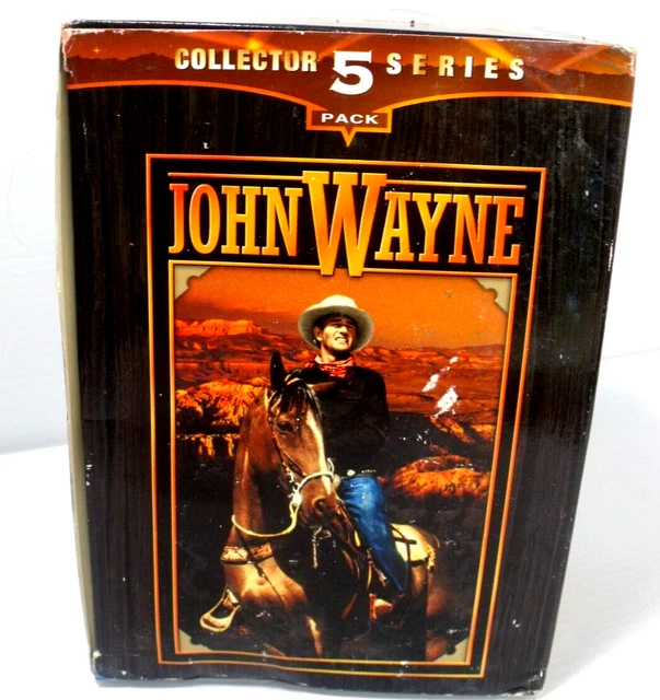 JOHN WAYNE COLLECTOR Series 5 Pack VHS Tapes Westerns £9.46 - PicClick UK