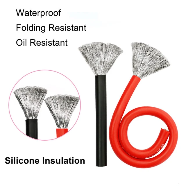 SILICONE RUBBER CABLE UL3135 Tinned Copper Wire 18/20/22 AWG Colourful ...