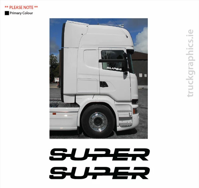 SCANIA SIDE WINDOW Super Sticker,Streamline,Graphic R/S Series,Next Gen ...