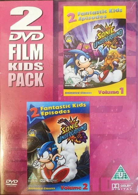 SONIC UNDERGROUND VOL.1-2 DVD Animation (2004) Quality Guaranteed ...