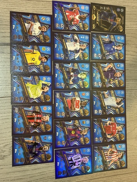 TOPPS 2025/26 CL Match Attax Star Ballers Update Pack Full Set X17 ...
