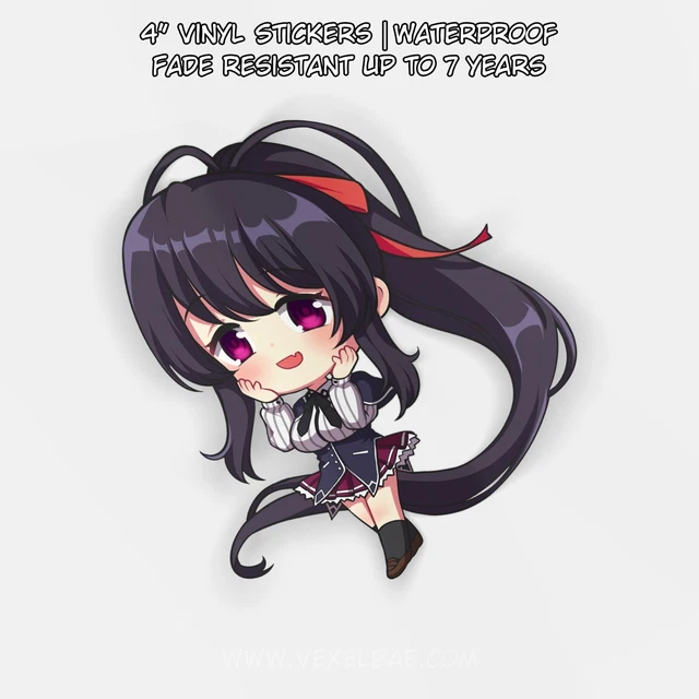 HIGH SCHOOL DXD - Akeno Himejima Chibi | Anime Sticker JDM Vinyl Window ...
