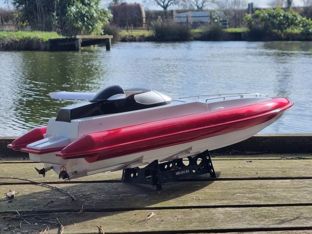 RC NAVY WAR SHIP Jet Boat Twin Motor HUGE MONSTER RADIO CONTROL ...