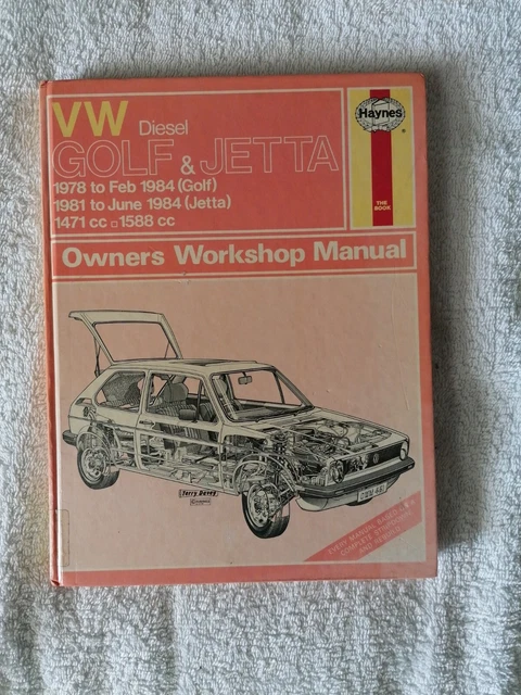 VW DIESEL GOLF & Jetta 1978 To 1984 Haynes £12.00 - PicClick UK