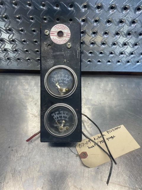 2009 KUBOTA RTV1100CW HEAT PSI GAUGE t119 $43.34 - PicClick AU