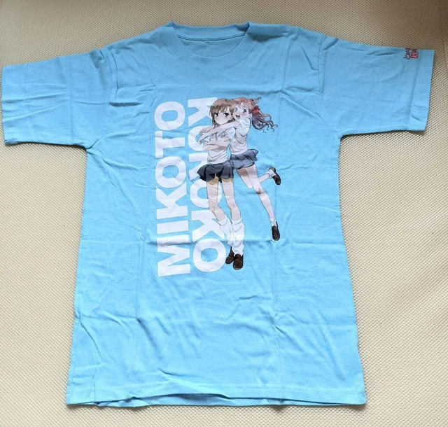 A Certain Scientific Railgun Mikoto Misaka Kuroko Shirai T Shirt Blue £ 2486