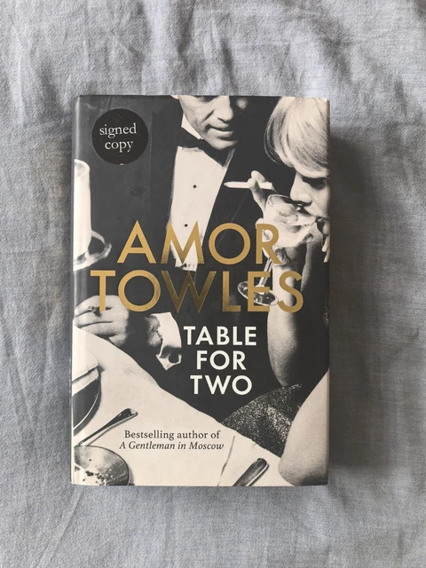 SIGNED-FIRST EDITION-TABLE FOR Two by Amor Towles-New £83.91 - PicClick UK