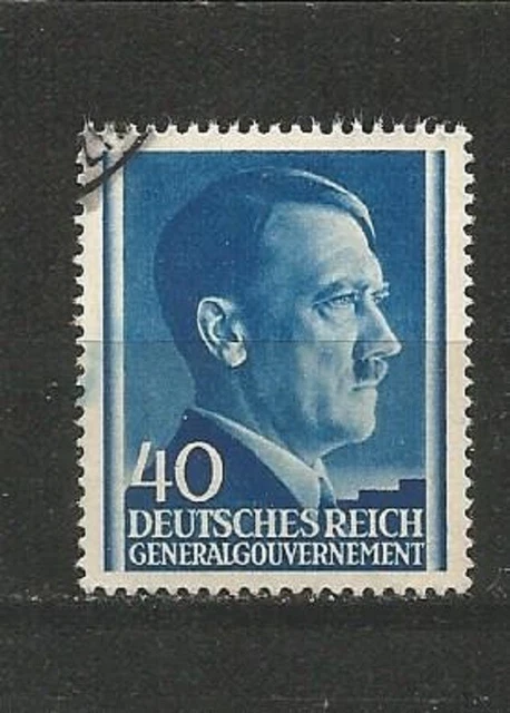 DEUTSCHES REICH ADOLF Hitler Generalgouvernement Sellos Timbres Stamps ...