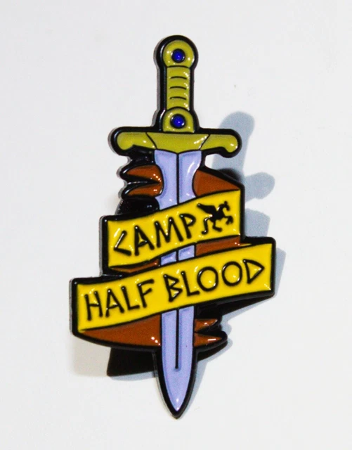 CAMP HALF BLOOD Percy Jackson Sword Logo Books Movie & TV Metal Enamel ...