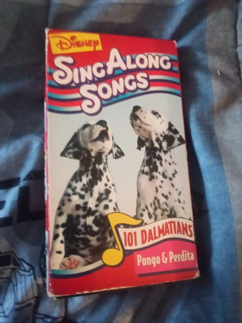 DISNEYS SING ALONG Songs - 101 Dalmatians: Pongo and Perdita (VHS, 1996 ...