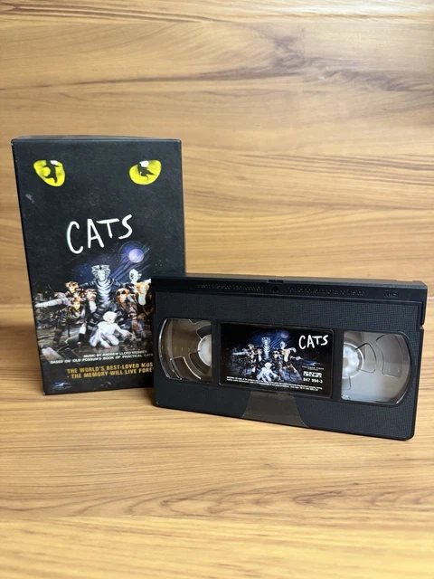 CATS! THE MUSICAL Vintage VHS Tape Box Case Andrew Lloyd Webber Retro ...