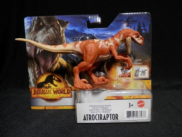 PACK FÉROCE JURASSIC World Dominion atrociraptor dinosaure 3 ans et ...