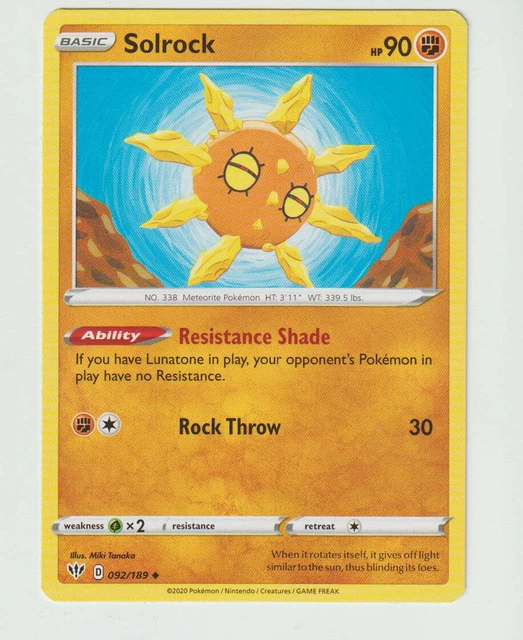 092/189 SOLROCK UNCOMMON $1.60 - PicClick AU