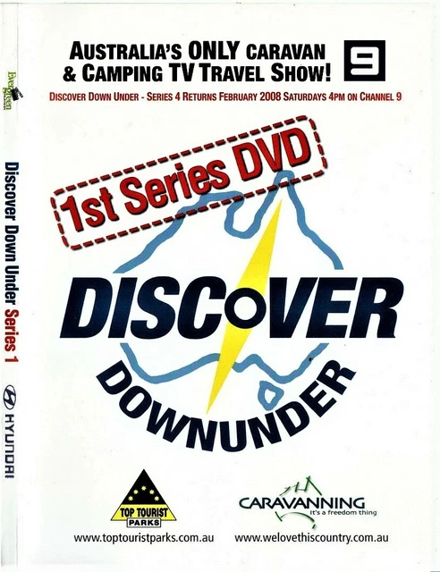DISCOVER DOWNUNDER SERIES 1 DVD Australias ONLY Caravan & Camping TV ...