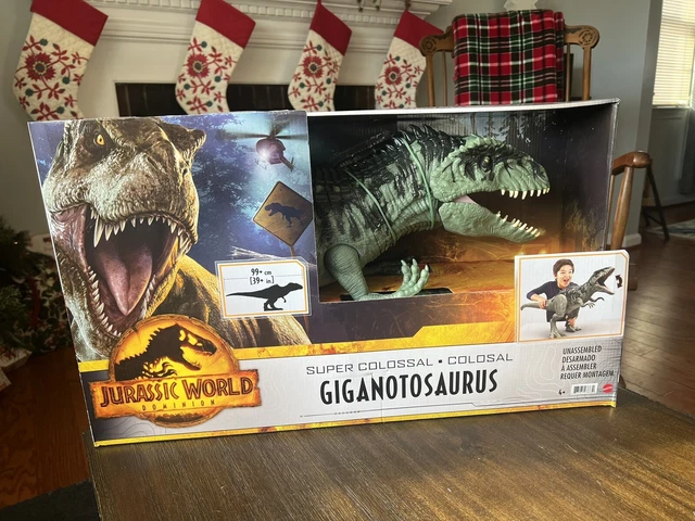 JURASSIC WORLD DOMINION Super Colossal Giganotosaurus Mattel Brand New ...