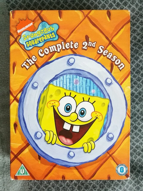 RARE SPONGEBOB SQUAREPANTS Complete Second Season 2 DVD Box Set REGION ...