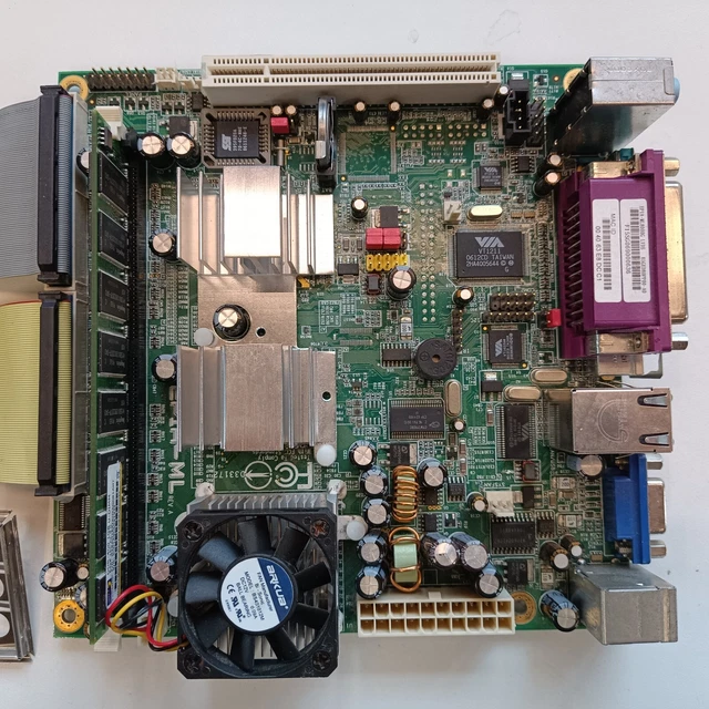 VIA EPIA-ML8000G LVDS Mini-ITX Mainboard Motherboard £34.99 - PicClick UK