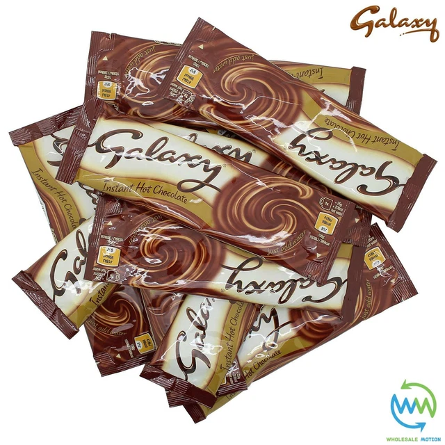 GALAXY INSTANT HOT CHOCOLATE Sachets 25g Drink Powder INDIVIDUAL Single ...