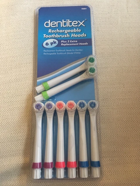 DENTITEX (ALDI )RECHARGEABLE Toothbrush Heads £3.50 - PicClick UK