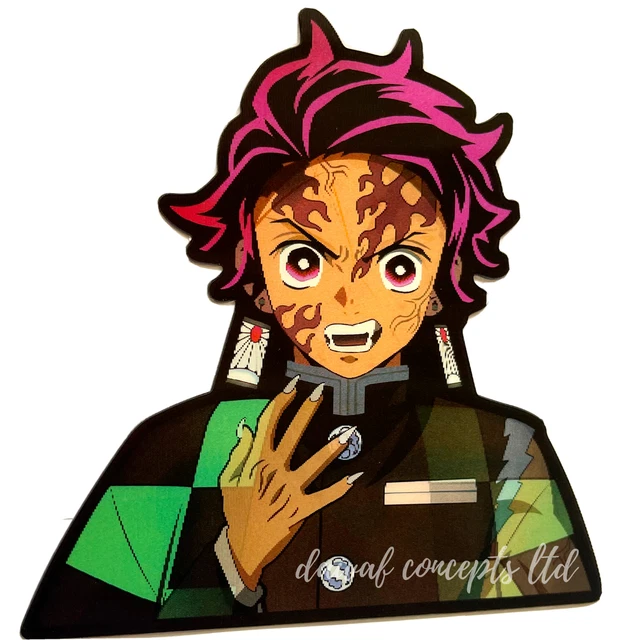 TANJIRO KAMADO / Demon Slayer/ Car Sticker/ Waterproof/ Non Fade EUR 14 ...