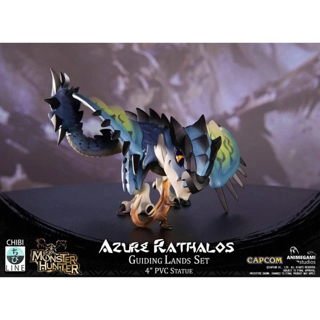 ANIMEGAMI- MONSTER HUNTER Azure Rathalos Figurine, Color, (AGS ...