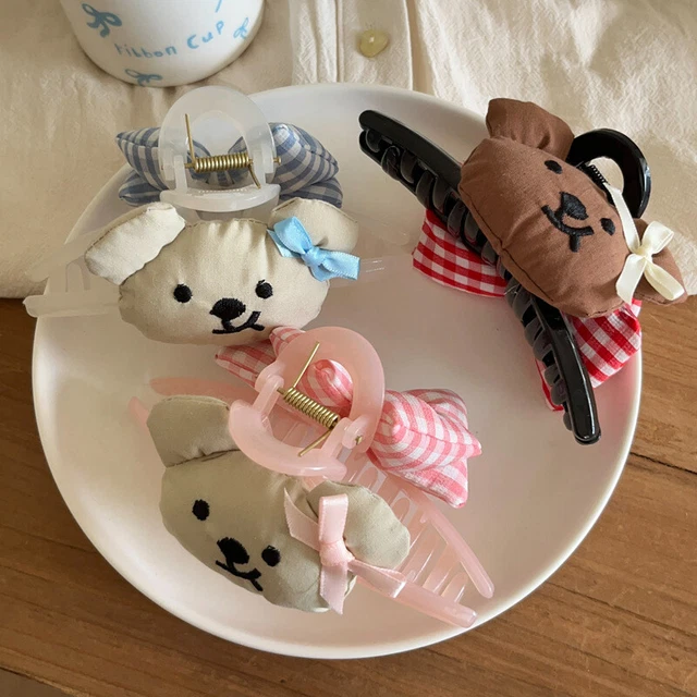 MIGNON PETIT OURS hair griffe dessin animé des cheveux ours coups doux ...
