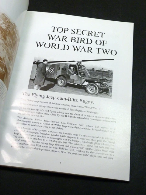 TOP SECRET WAR BIRD OF WORLD WAR TWO D-Day inventions inc FLYING JEEP ...