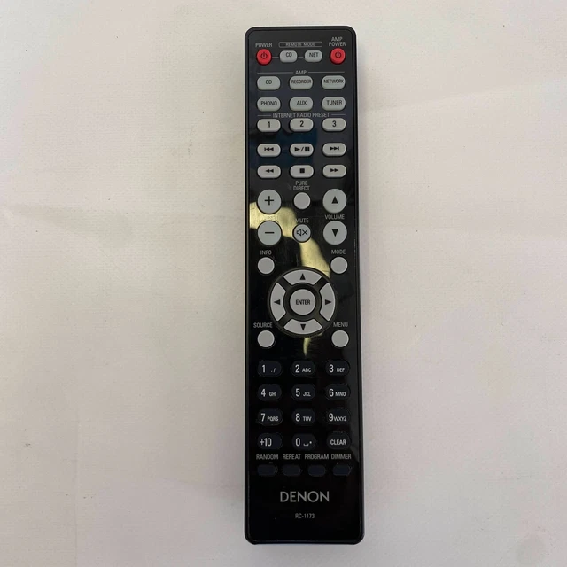 GENUINE REMOTE CONTROL Denon RC-1173 Remote Control 100% TESTED £20.40 ...