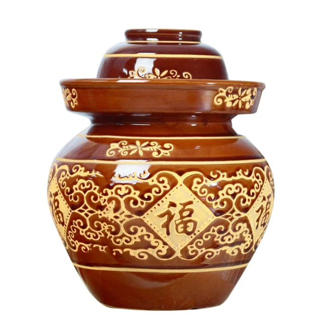 CHINESE PICKLE CROCK Korean Fermentation Pot Large Fermentation Jar $58 ...