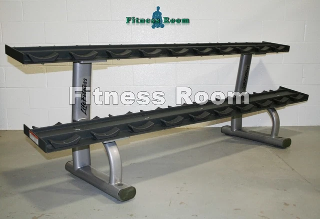 LIFE FITNESS SIGNATURE Series Two-Tier Dumbbell Rack - SHIPPING NOT ...