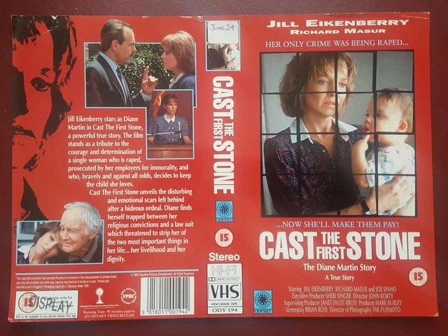 CAST THE FIRST Stone - Promo Sample VHS Video Sleeve/Cover #B7068 £0.99 ...
