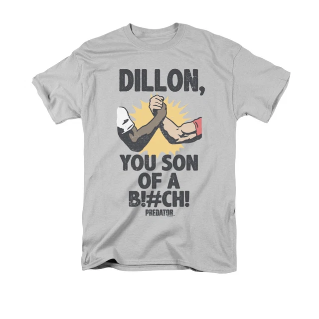 PREDATOR 80'S SCIFI Horror Movie Cartoon Dillon Dutch Arm Wrestle Adult ...