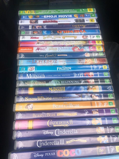 DISNEY/ DISNEP/ ABC/ Pixar Bulk Lot of 33 Kids DVD’s $75.00 - PicClick AU