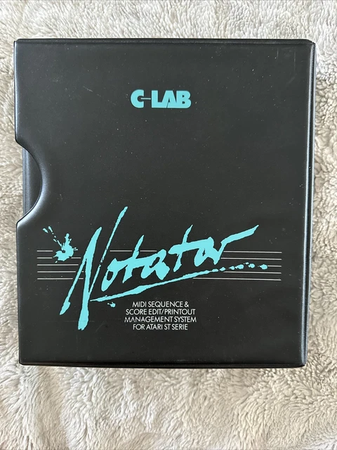 C-LAB NOTATOR 2.1 Midi Sequence & Score Edit/Printout Mgmt For Atari ST ...