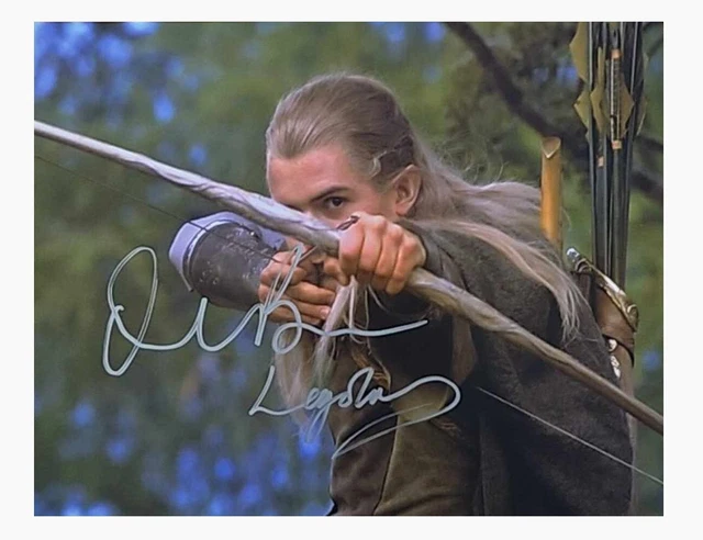 SIGNED THE LORD of the Rings Legolas 8x10" Print Signed by Orlando ...