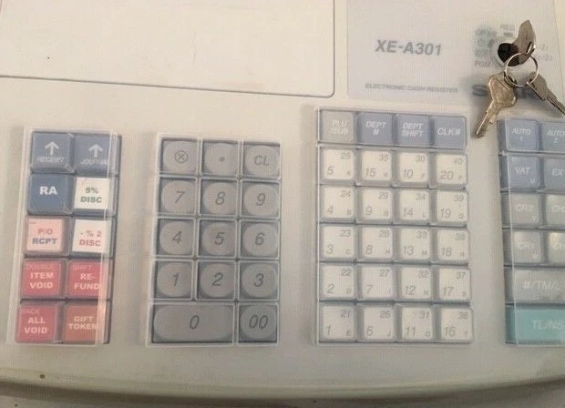SHARP XEA301 XE-A301 Caisse Enregistreuse Wetcover - Éclaboussure ...