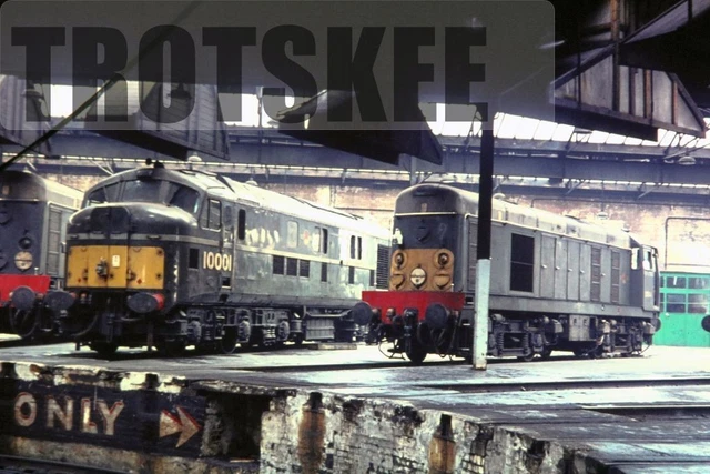 35MM SLIDE BR British Railways Diesel Loco Class D16 10001 Willesden ...